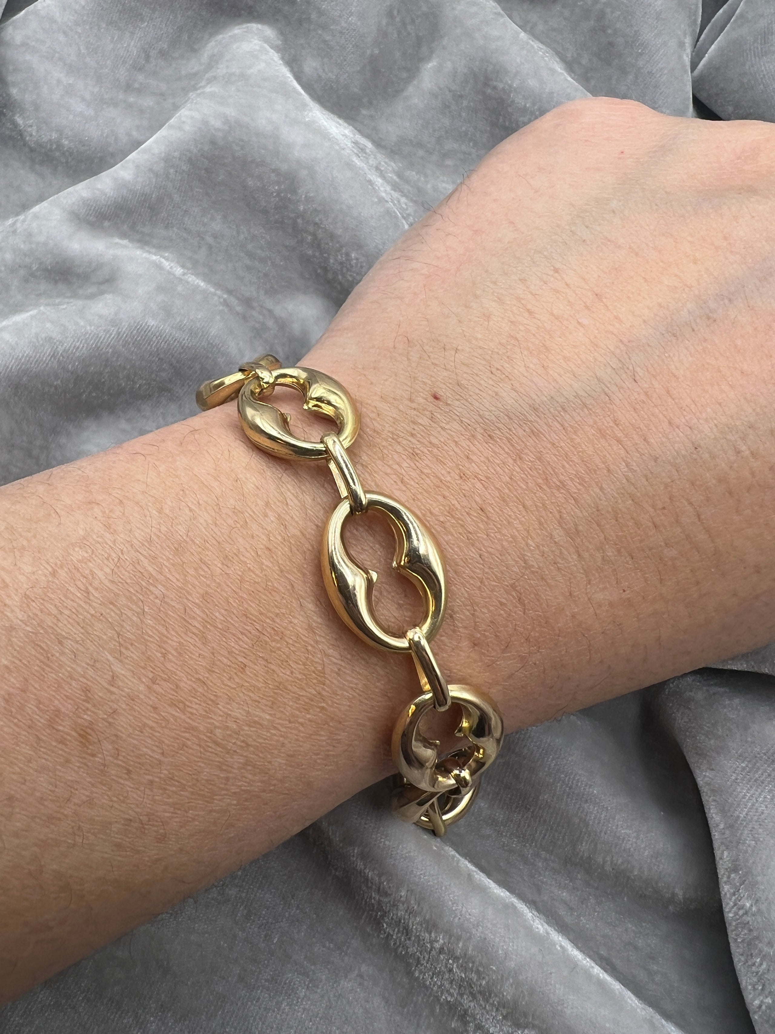 14k Puff Gucci-ish Bracelet | MSDVSGEMS